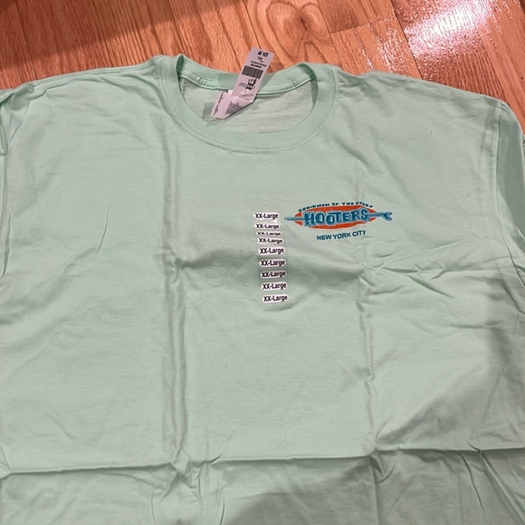 Hooters | Shirts | Hooters Lime Green Short Sleeve T Shirt Nwt | Poshmark